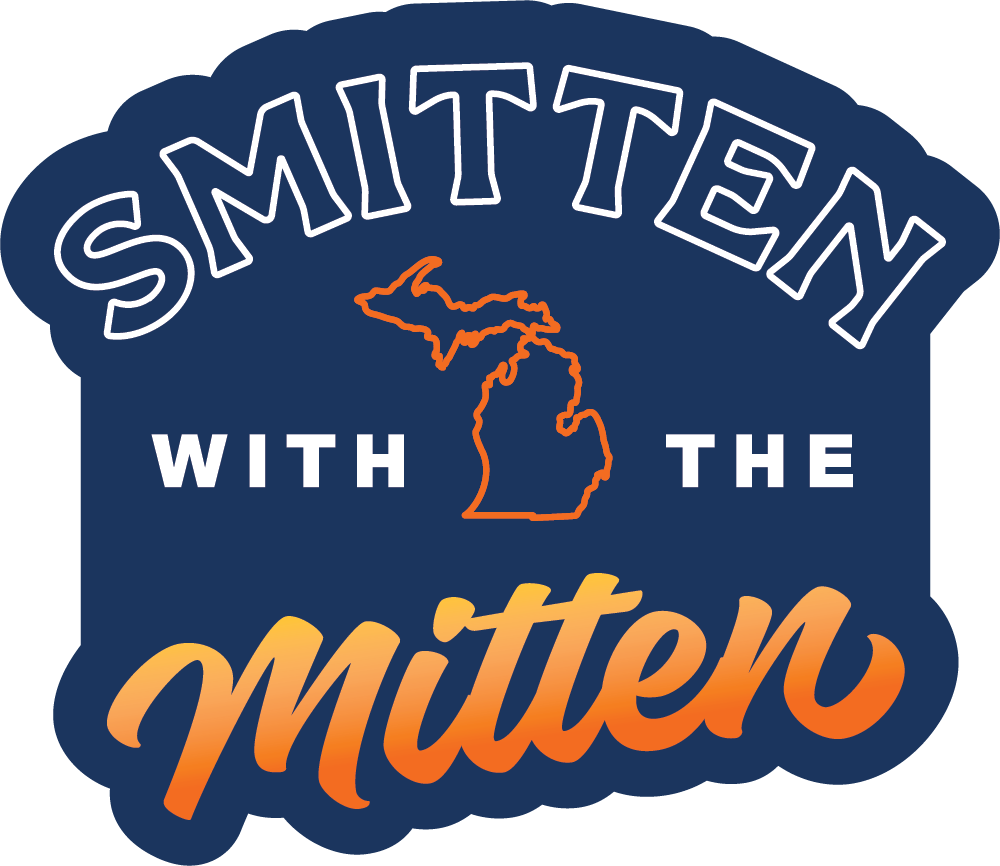 Smitten with the Mitten Sticker | Michigan Sticker | Michigan Awesome