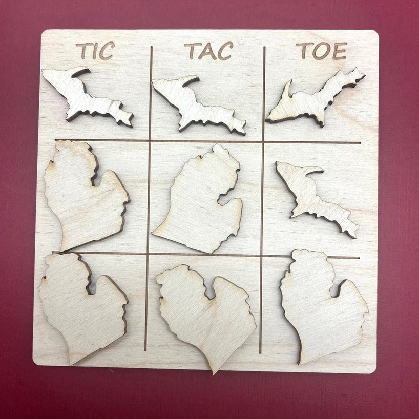Michigan Tic-Tac-Toe Set – Michigan Awesome