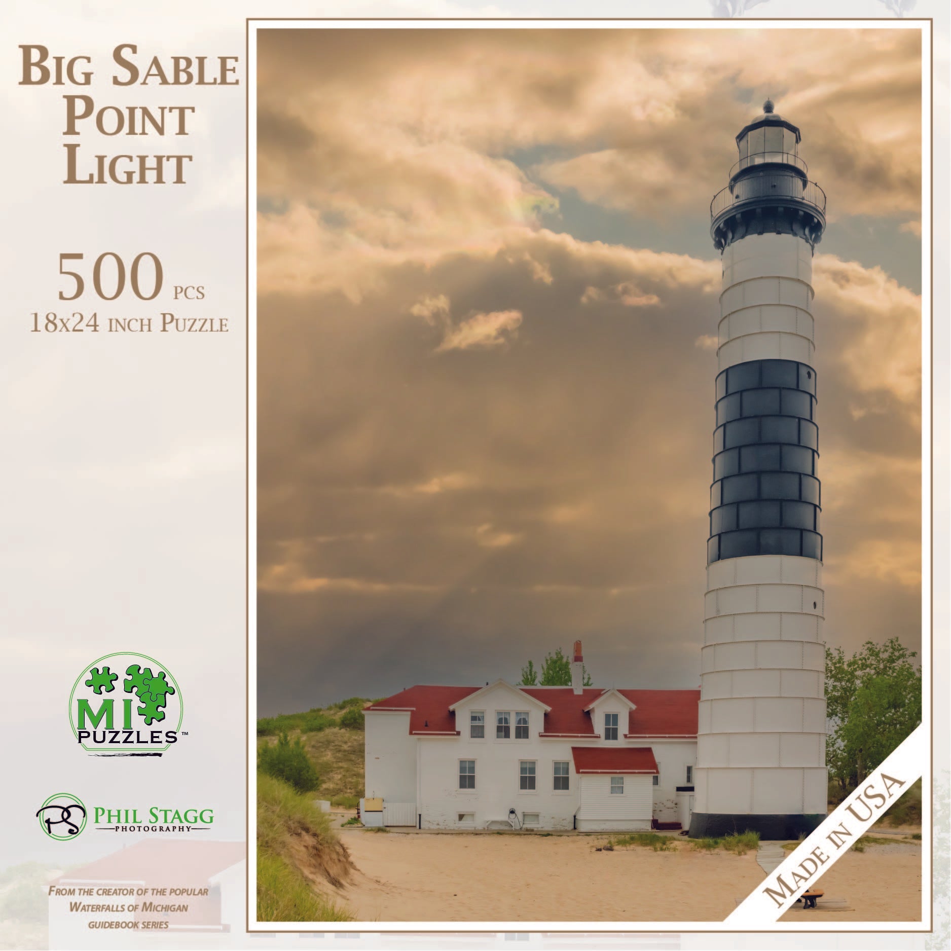 Big Sable Point Lighthouse Puzzle | 500-Piece Puzzle – Michigan Awesome