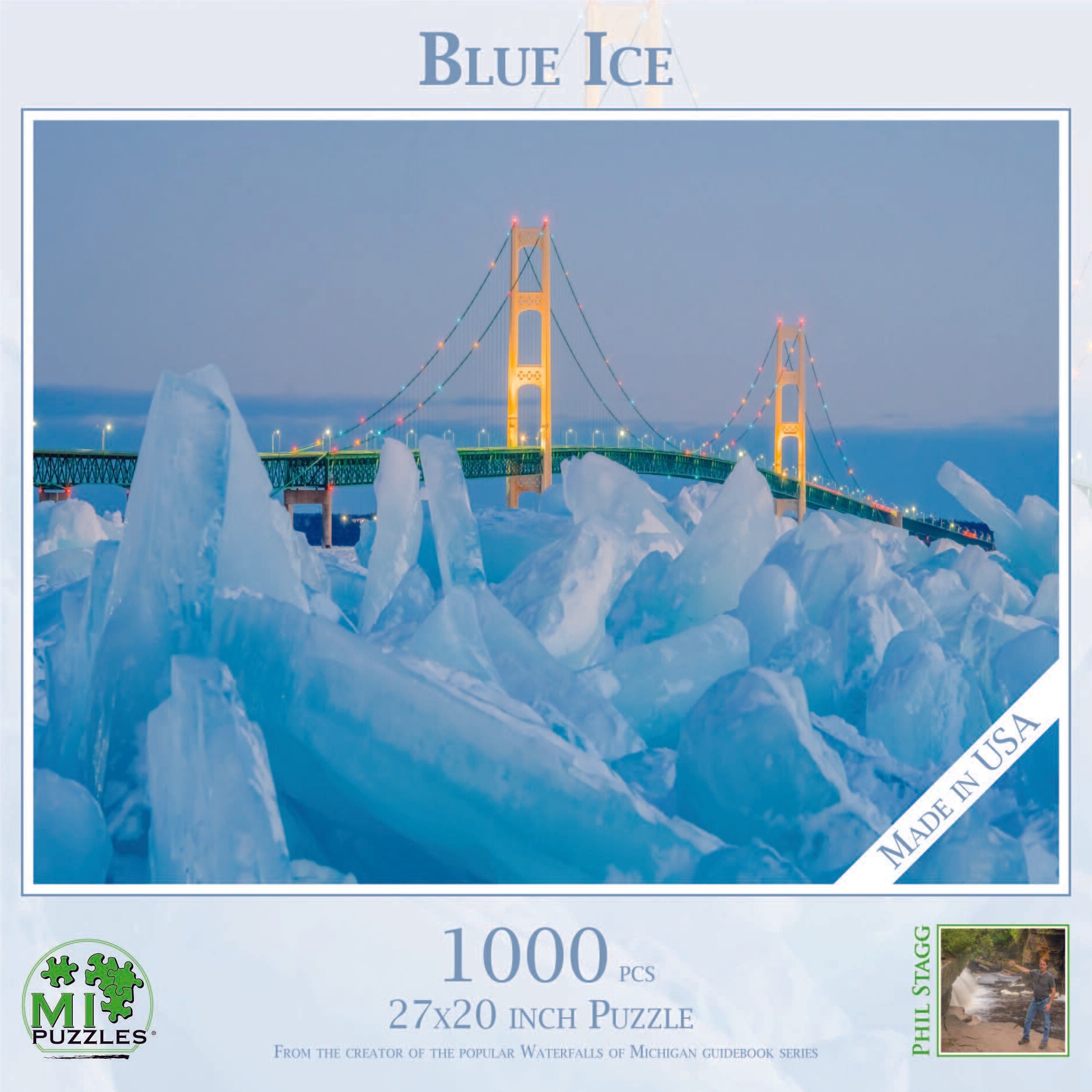 Blue Ice 1000-Piece Puzzle | 1,000-Piece Puzzle | Michigan – Michigan ...