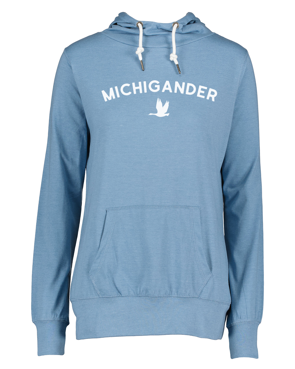 Women's Michigander Funnel Neck Hooded Long Sleeve (CLOSEOUT ...