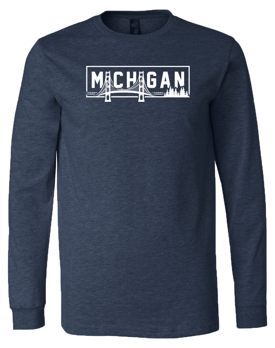 Michigan Mighty Mac Long Sleeve T-Shirt – Michigan Awesome