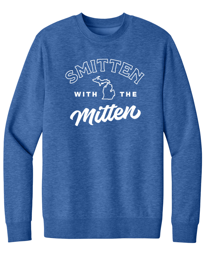 Smitten with the Mitten Crewneck Sweatshirt – Michigan Awesome