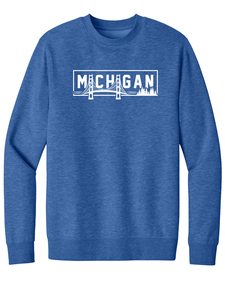 Michigan Mighty Mac Crewneck Sweatshirt – Michigan Awesome