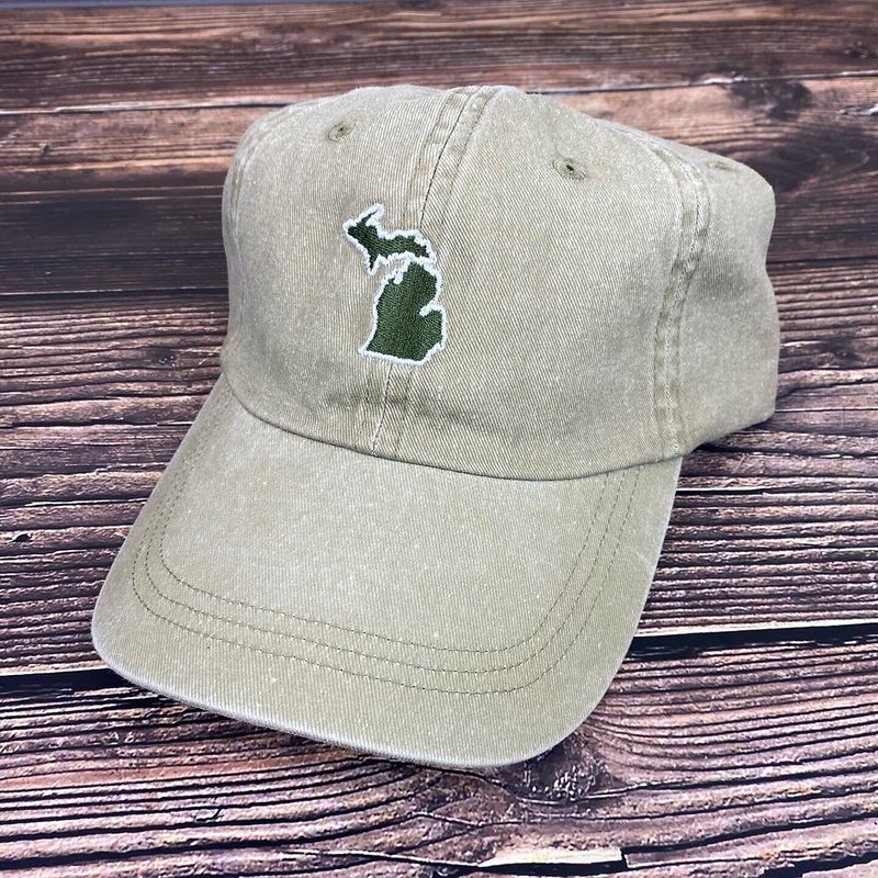 Mini Michigan Dad Hat – Michigan Awesome