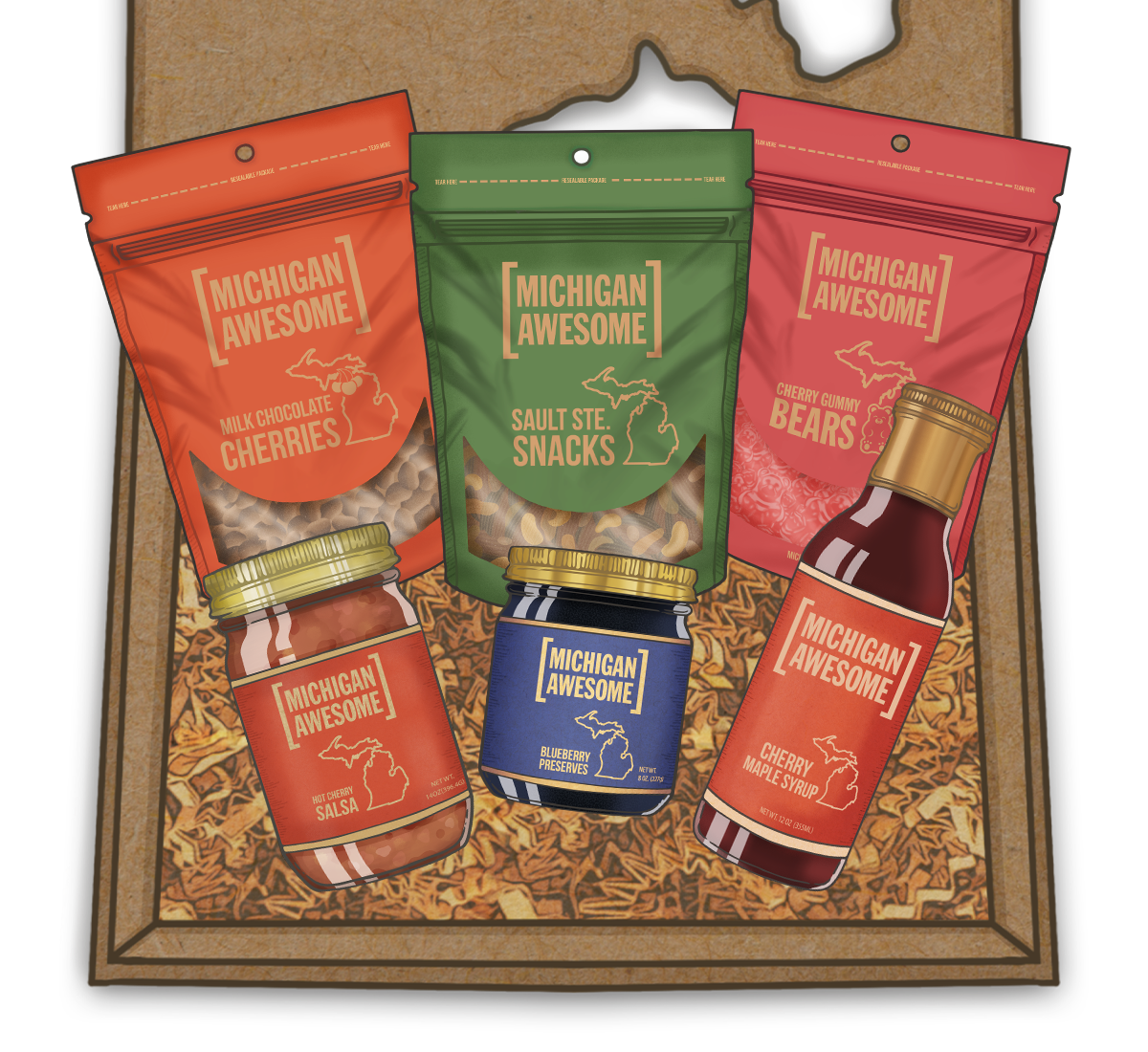 Great Lakes Gift Box – Michigan Awesome