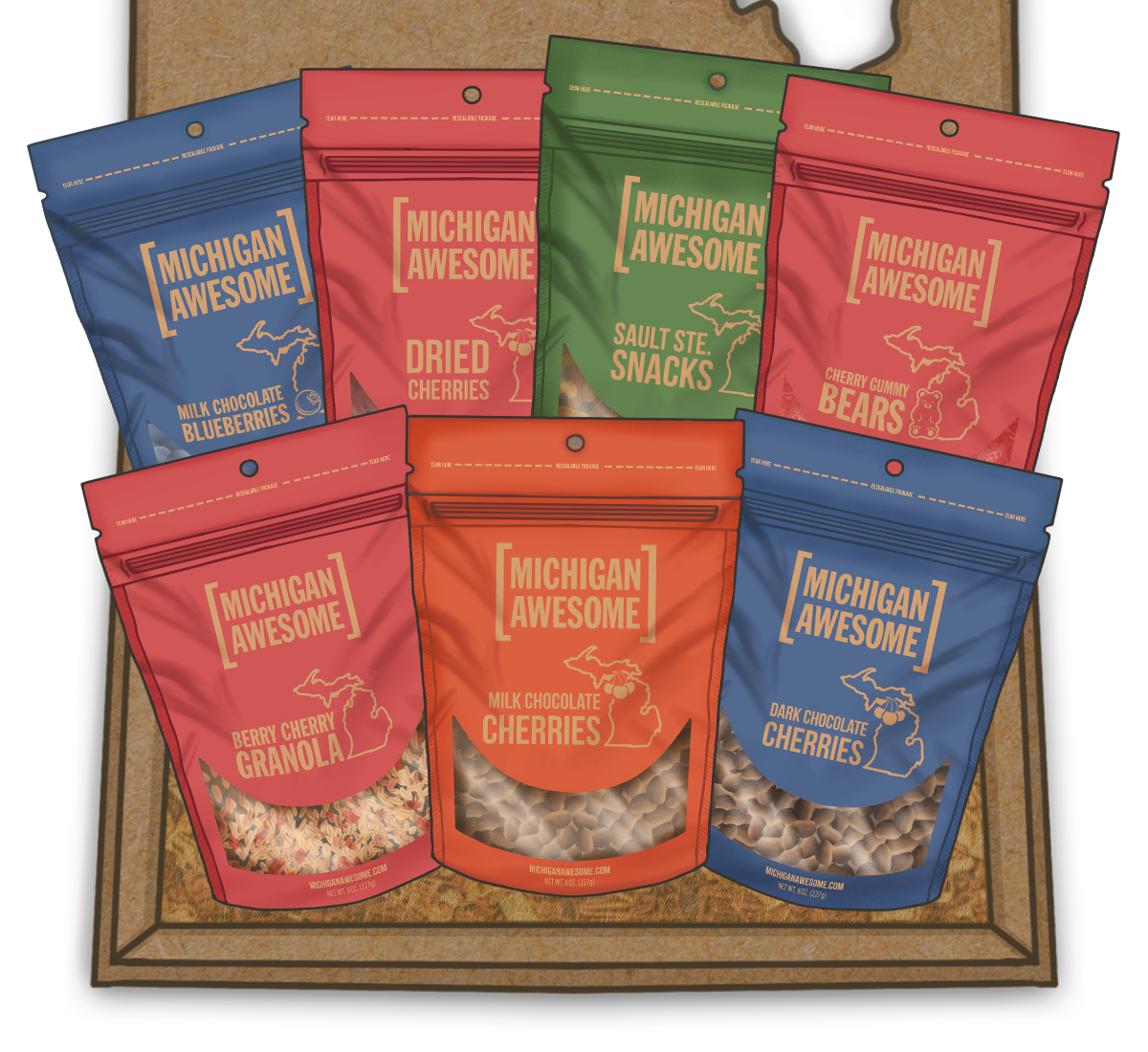 Michigan Snacks Gift Box | Superior Snacks | Michigan Awesome