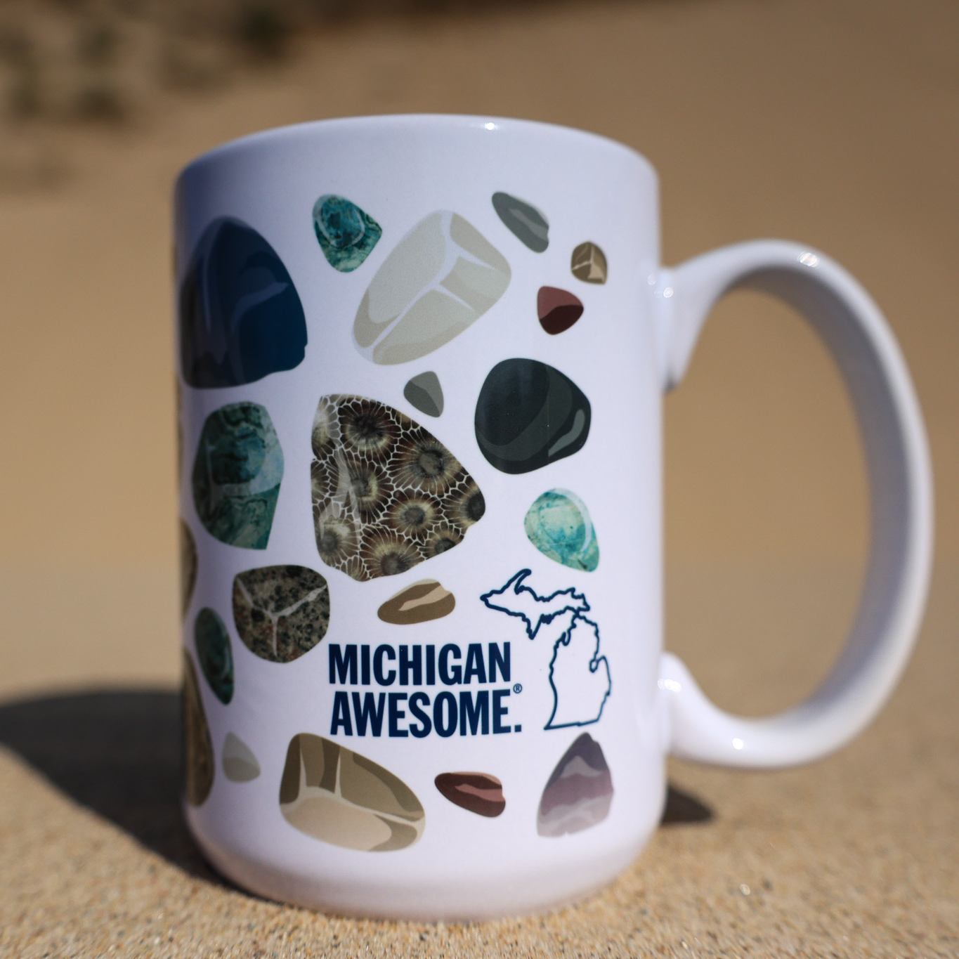 Michigan Rockhound Mug – Michigan Awesome
