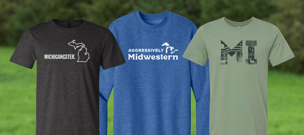 State Of Michigan Unisex T-Shirts | Michigan Awesome