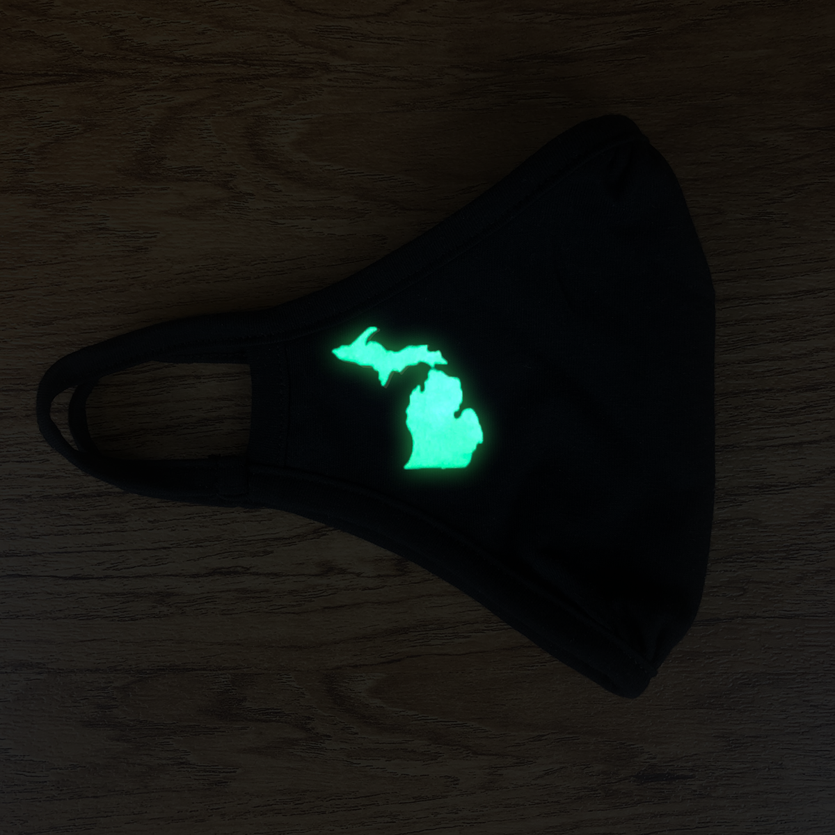 GLOW-in-the-Dark Michigan Face Mask (CLOSEOUT) – Michigan Awesome