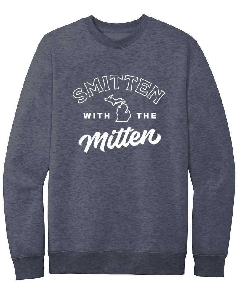 Smitten with the Mitten Crewneck Sweatshirt – Michigan Awesome