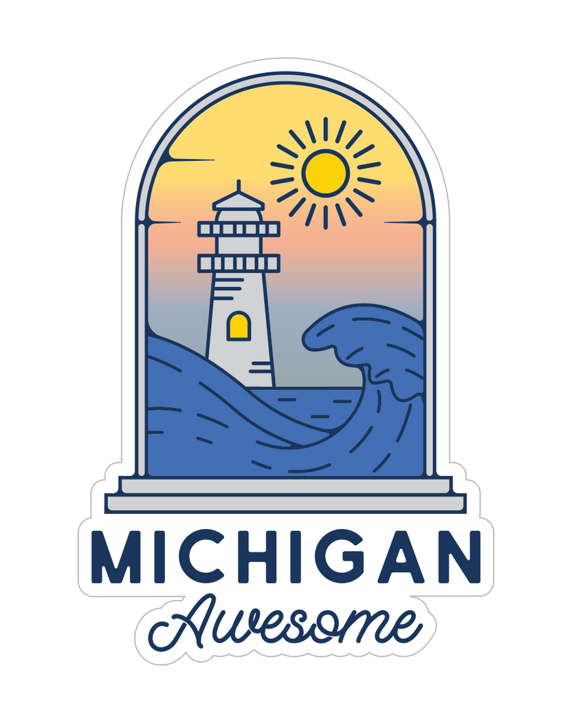 Michigan Stickers | Many Options & Styles | Free Shipping – Michigan ...