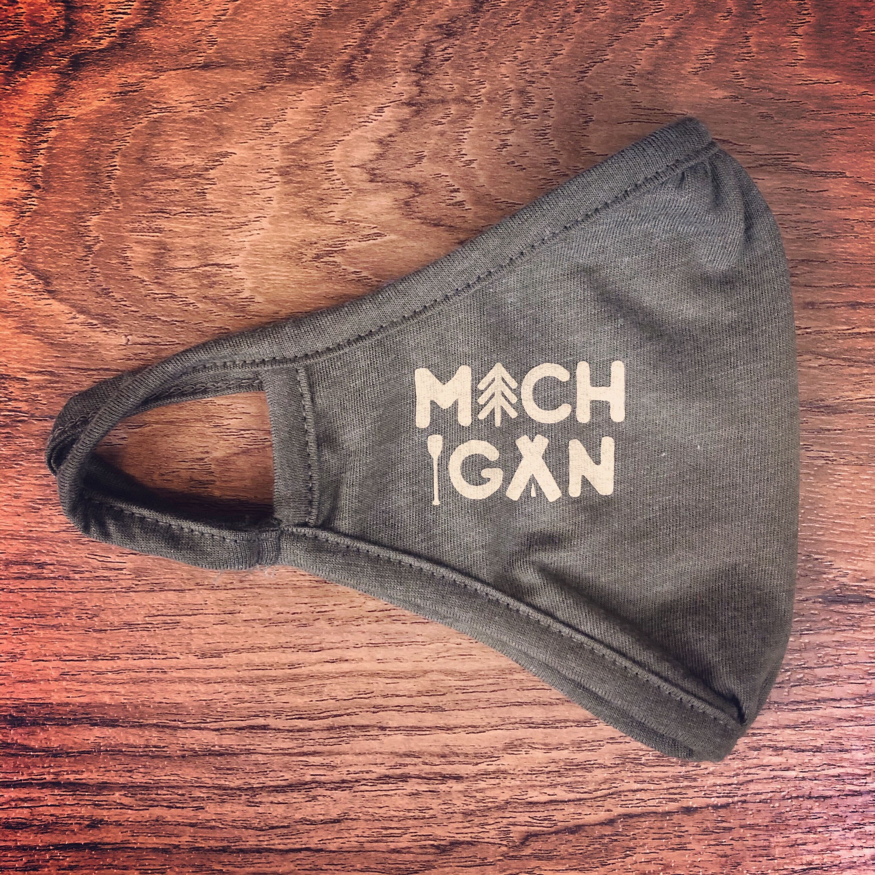 Michigan Outdoors Face Mask (CLOSEOUT) – Michigan Awesome