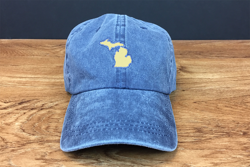 Mini Michigan Dad Hat – Michigan Awesome