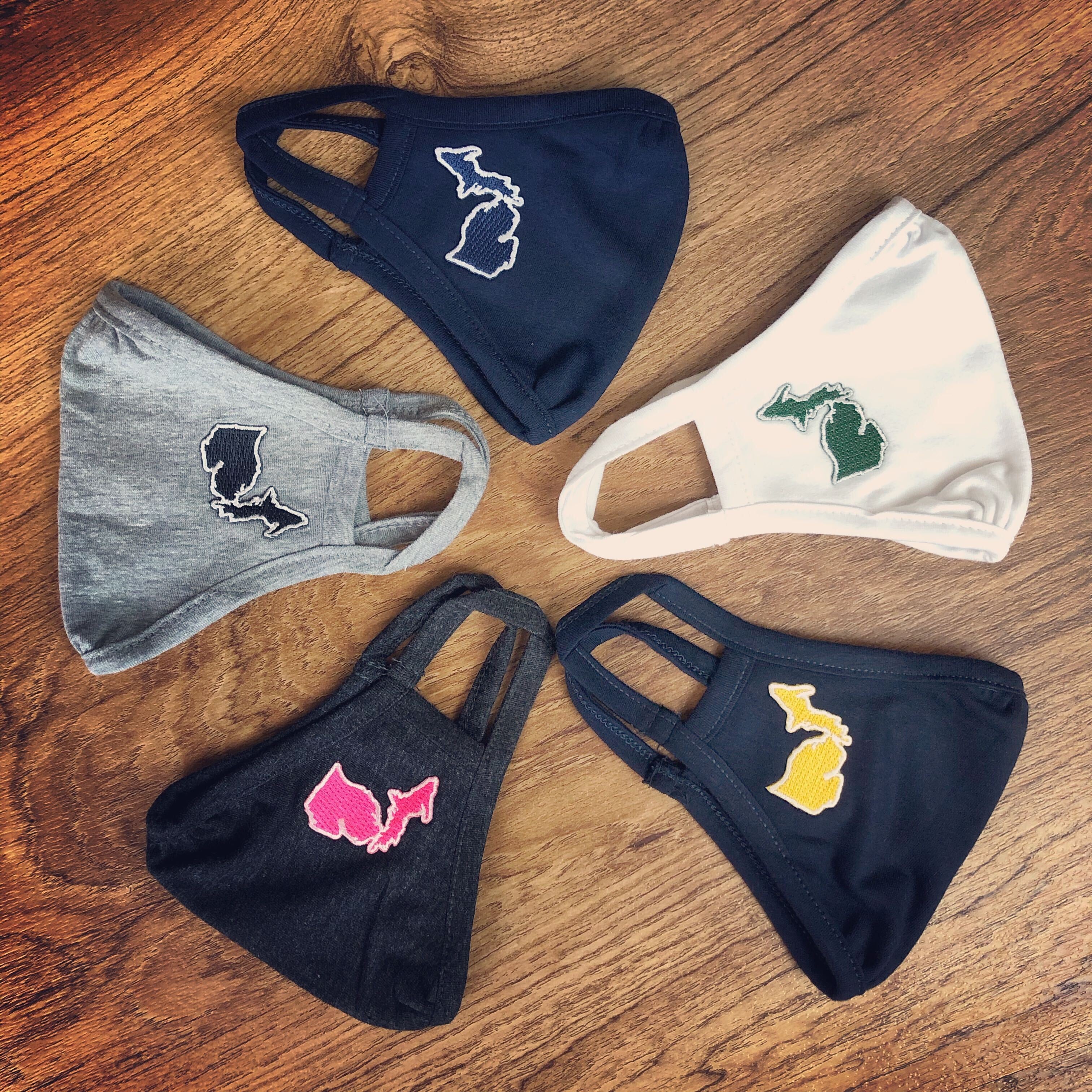 Michigan Face Mask - Youth (CLOSEOUT) – Michigan Awesome